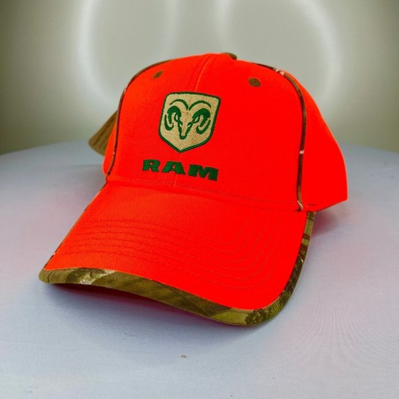 Cap America | Accessories | Dodge Ram Cap Osfm Realtree Camo Orange ...